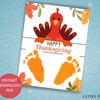 Halloween Gift Printable Craft for Baby Skeleton Footprint Memory ...