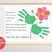 Mother's Day Spanish Handprint Printable Baby Keepsake Art Craft Dia De ...