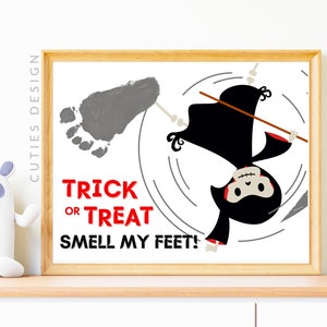 Handprint Art Halloween Printable Craft Pre-school Activity for Baby ...