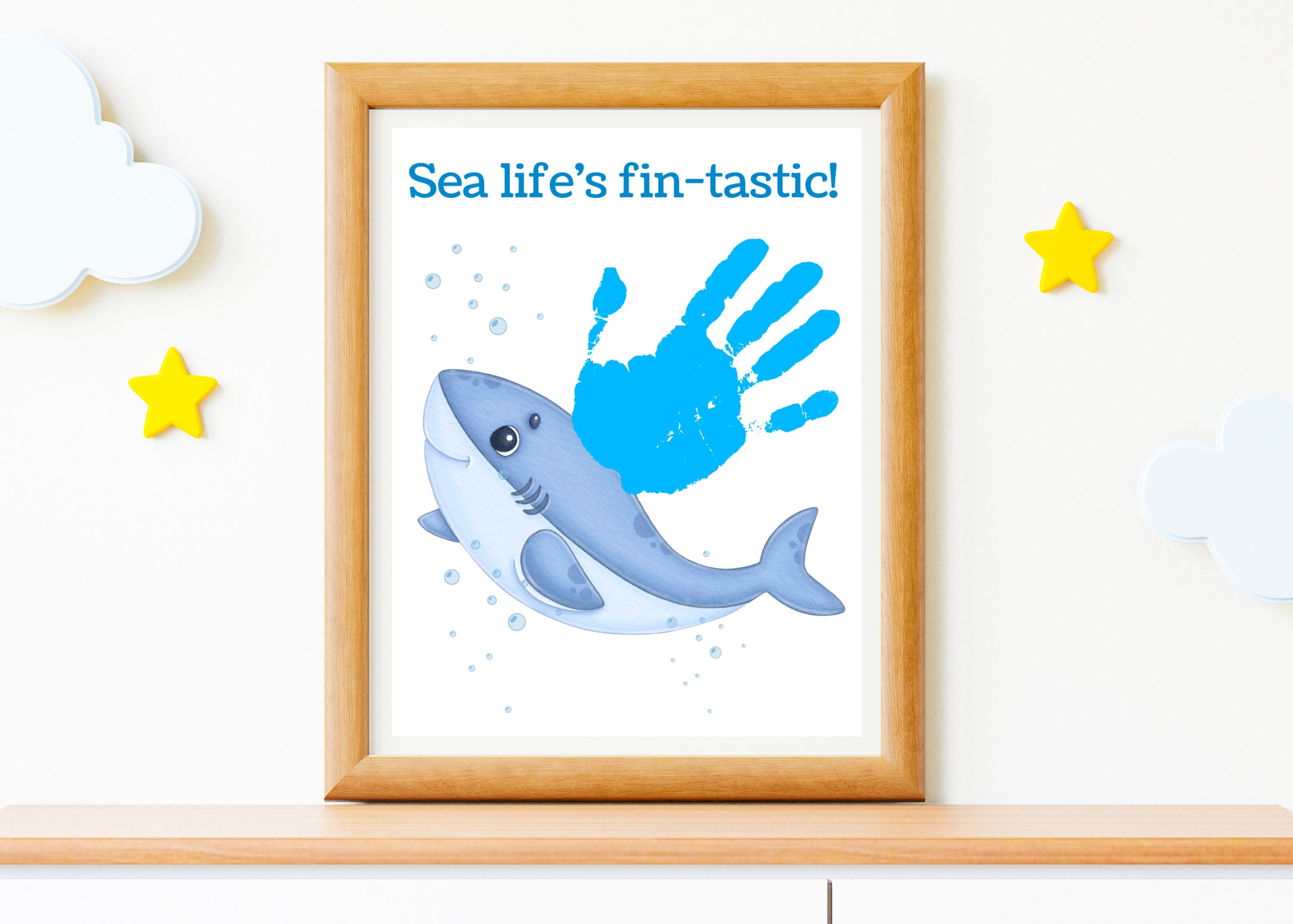 Summer Printable Craft for Baby Toddler Handprint Keepsake Art Craft ...