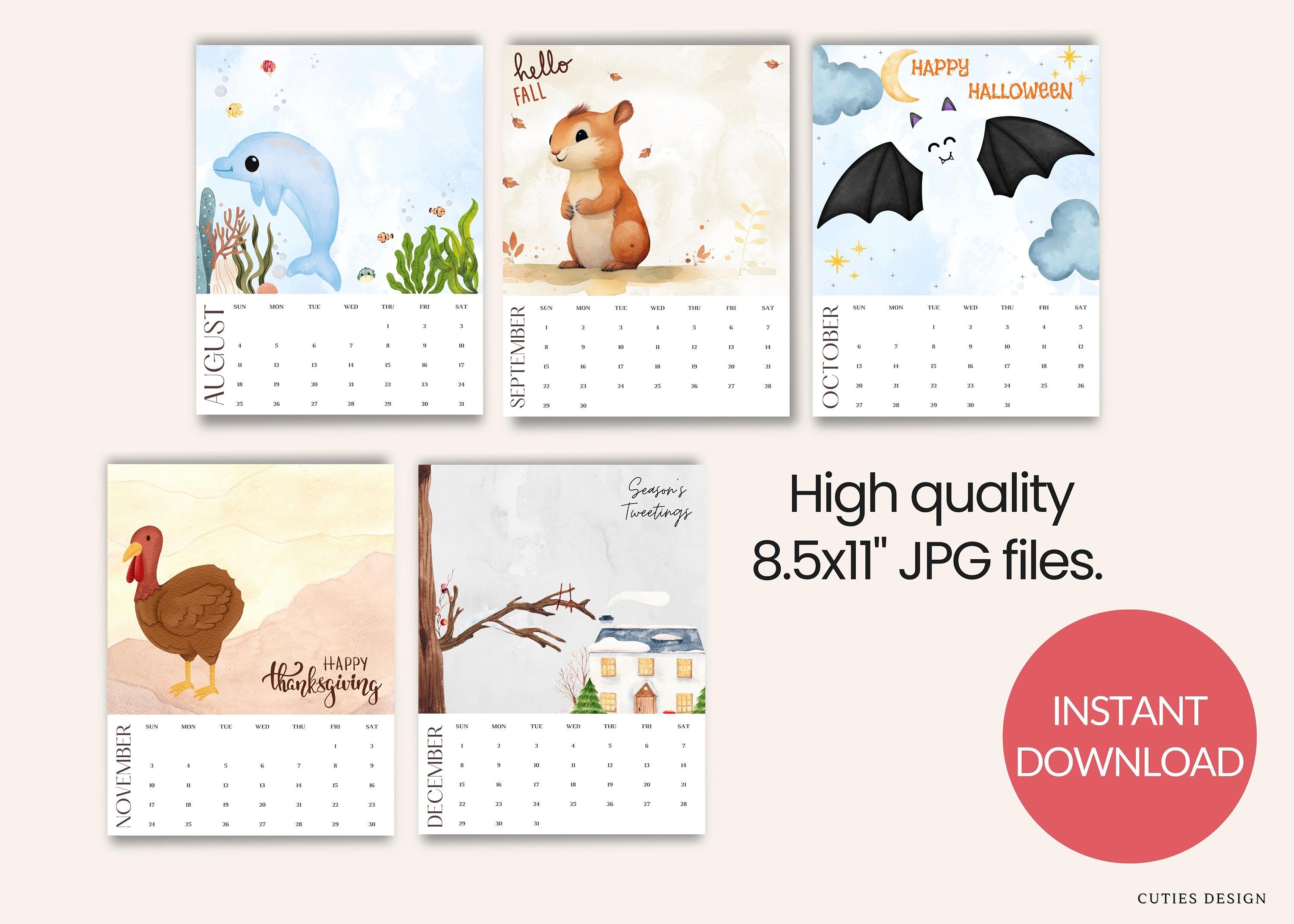 2024 Handprint Calendar for Kids, Christmas Footprint Craft, DIY Baby ...