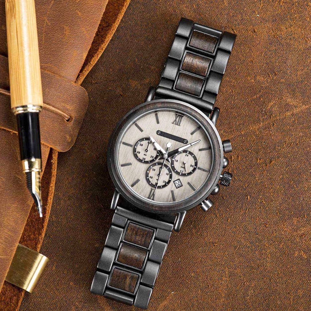 Engraved Wood Watch for Men, Costume Watch for Your Husband ...