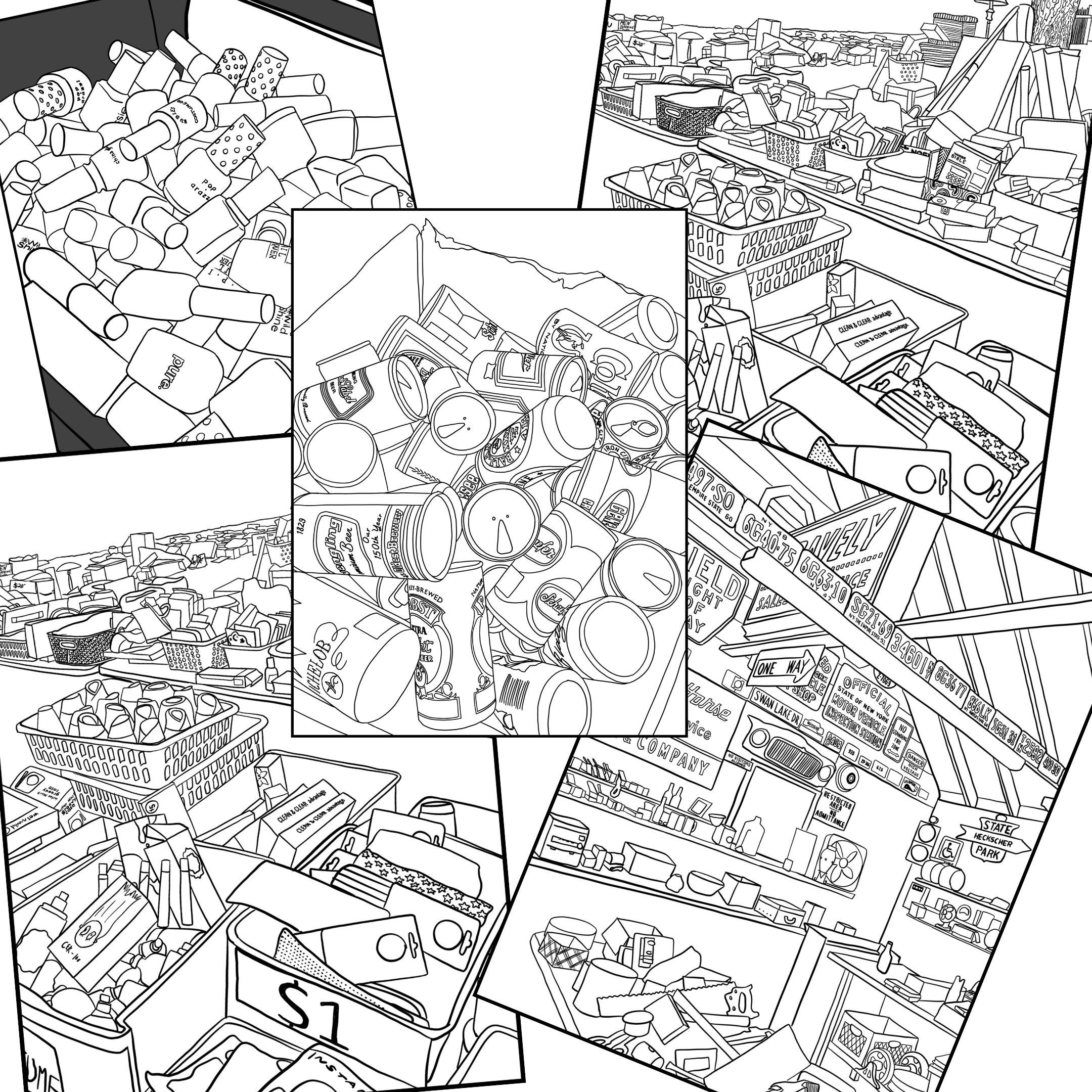 Free Garage Sale Coloring Pages