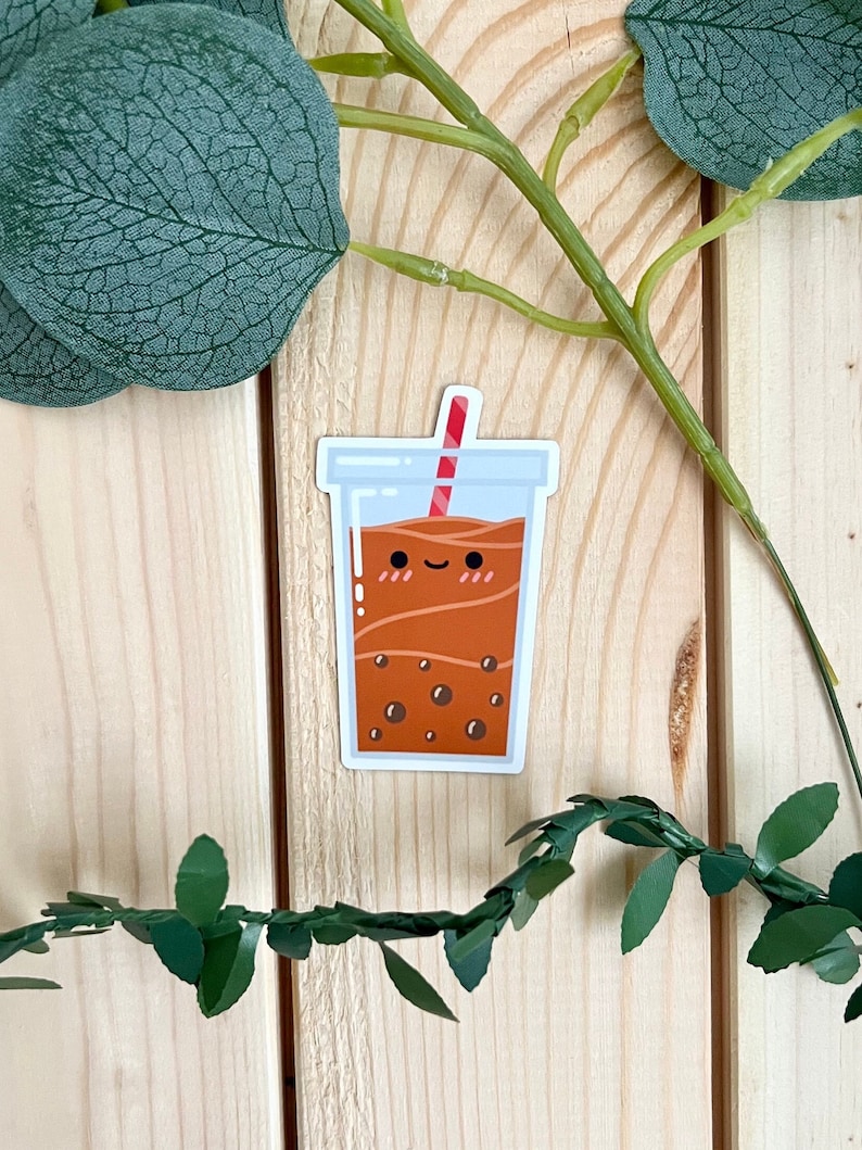 Bubble Tea Boba Magnet | Milk Tea Latte Fridge Magnets Cow Dairy ...