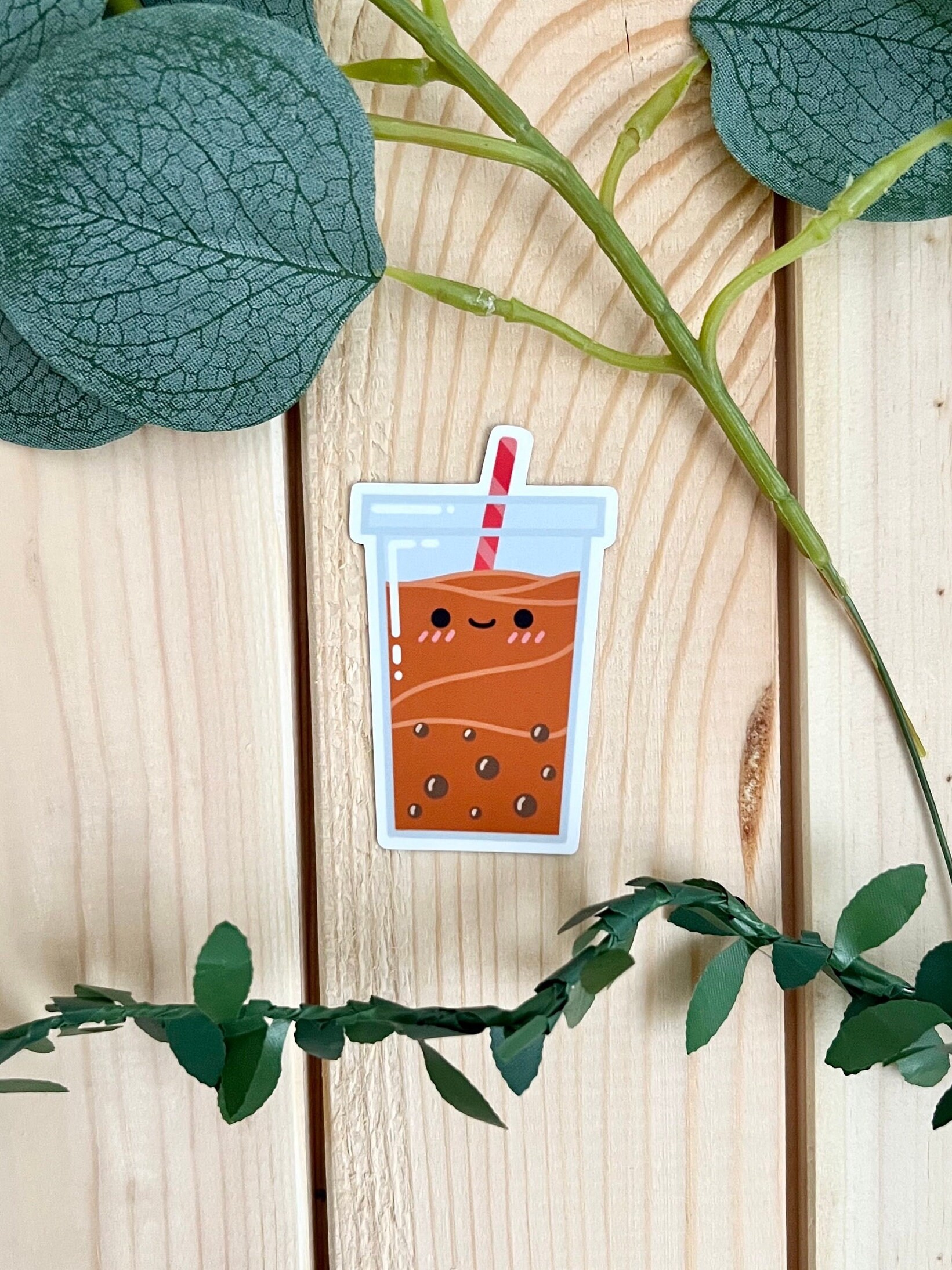 Bubble Tea Boba Magnet | Milk Tea Latte Fridge Magnets Cow Dairy ...