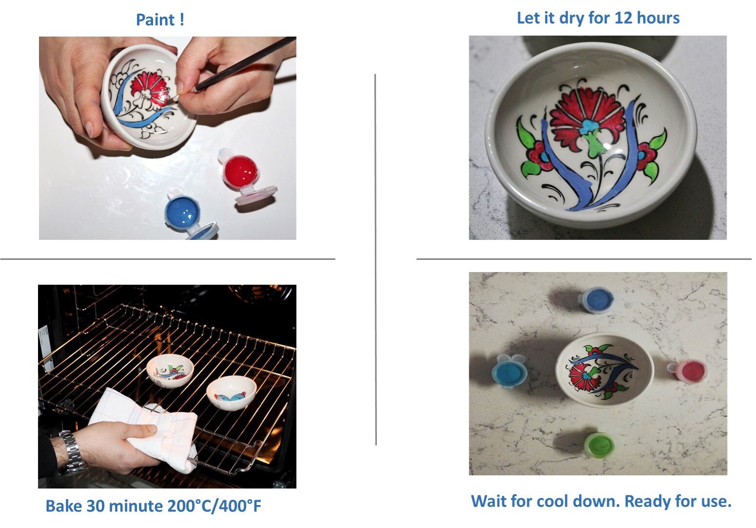 DIY Pottery Art Kit for Kids and for Adults! | Porcelain | Ceramic - Etsy