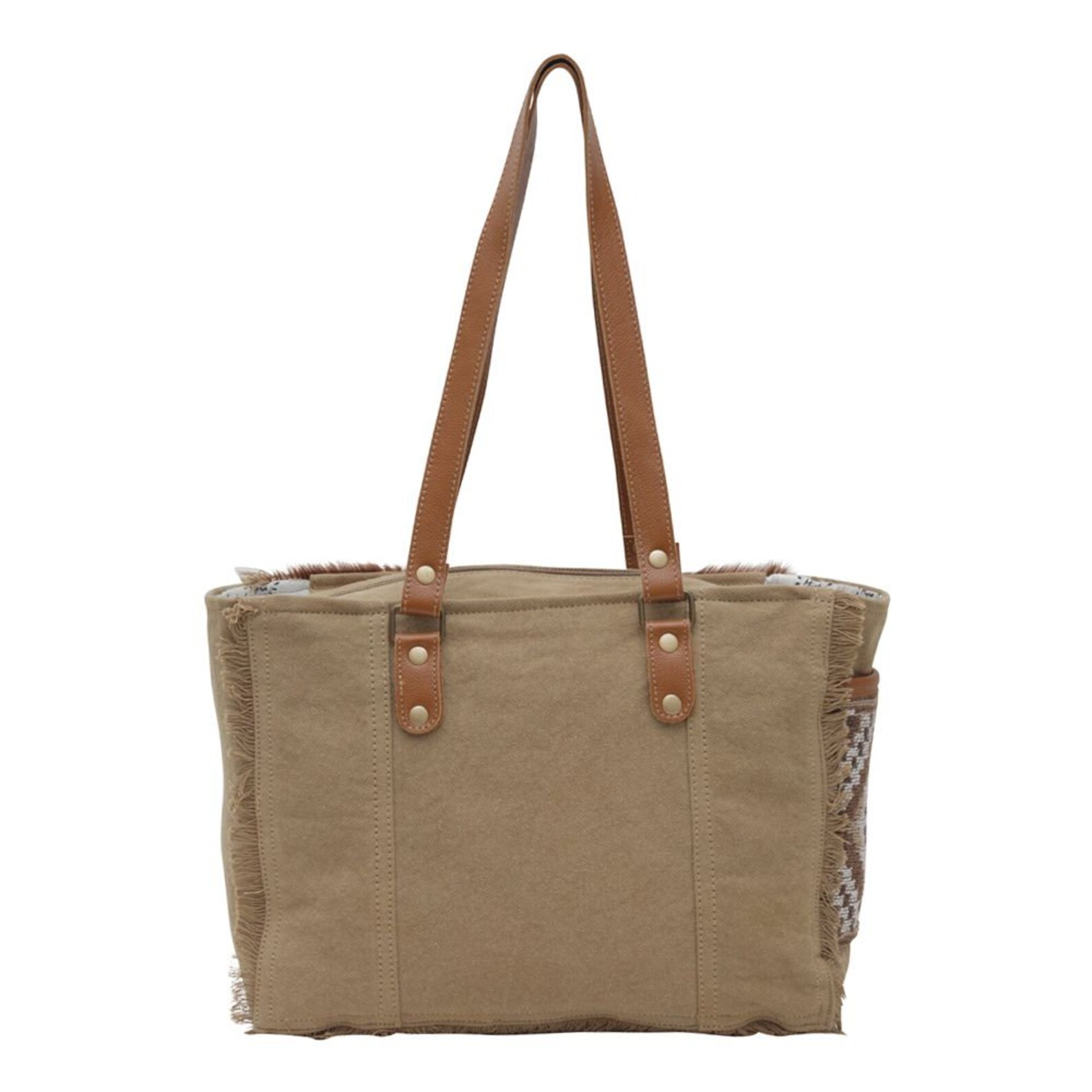 Southwest Aztec Hair on Leather Shoulder Bag-hair on Leather - Etsy