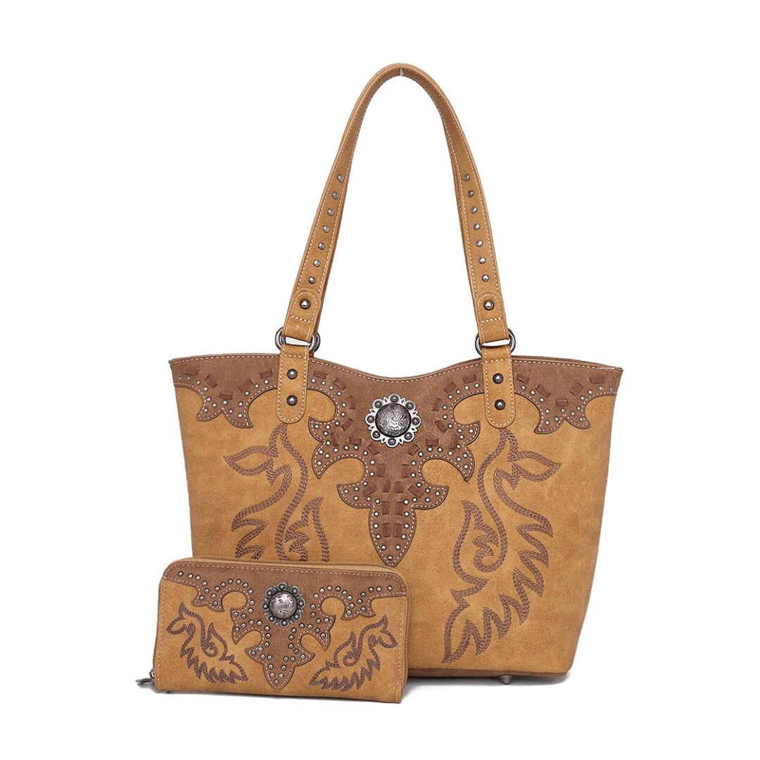 Embroidered Conceal Carry Shoulder Bag-american Bling by Wrangler ...