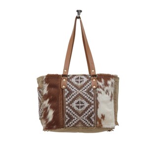 Southwest Aztec Hair on Leather Shoulder Bag-hair on Leather - Etsy