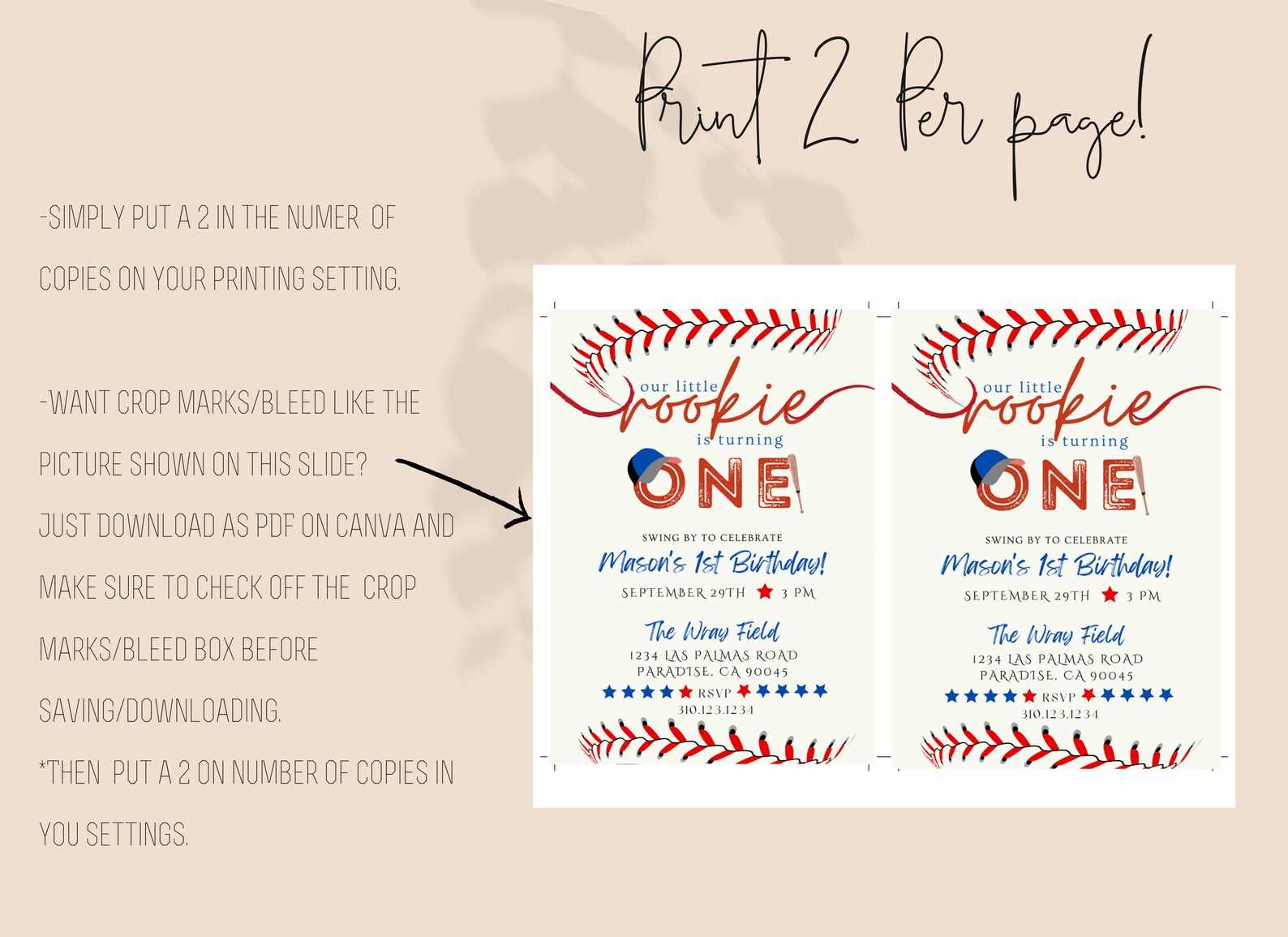 Rookie of the Year First Birthday Invitation, Our Little Rookie is ...