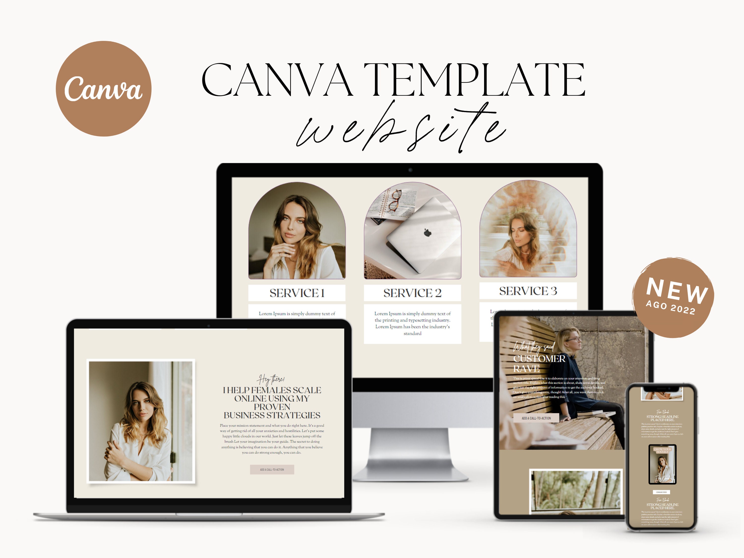 Canva Sales Page Template Coaching Course Sales Canva Course - Etsy