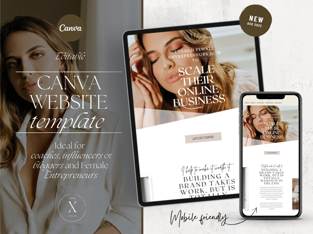 Canva Sales Page Template Coaching Course Sales Canva Course - Etsy