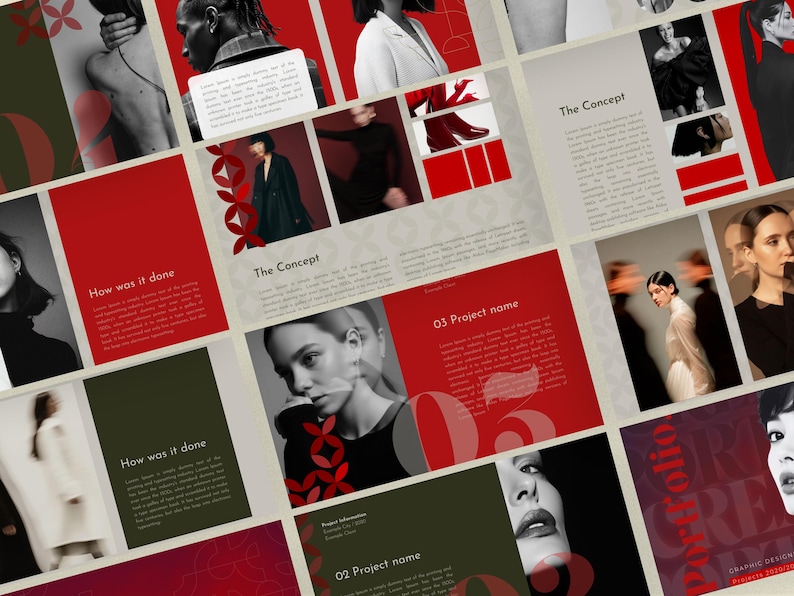 Creative Portfolio Template Canva, Business Portfolio, Portfolio ...