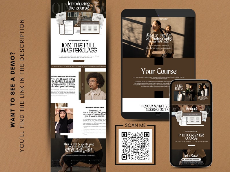 Canva Sales Page Template Coaching Course Sales Page, Sales Landing ...