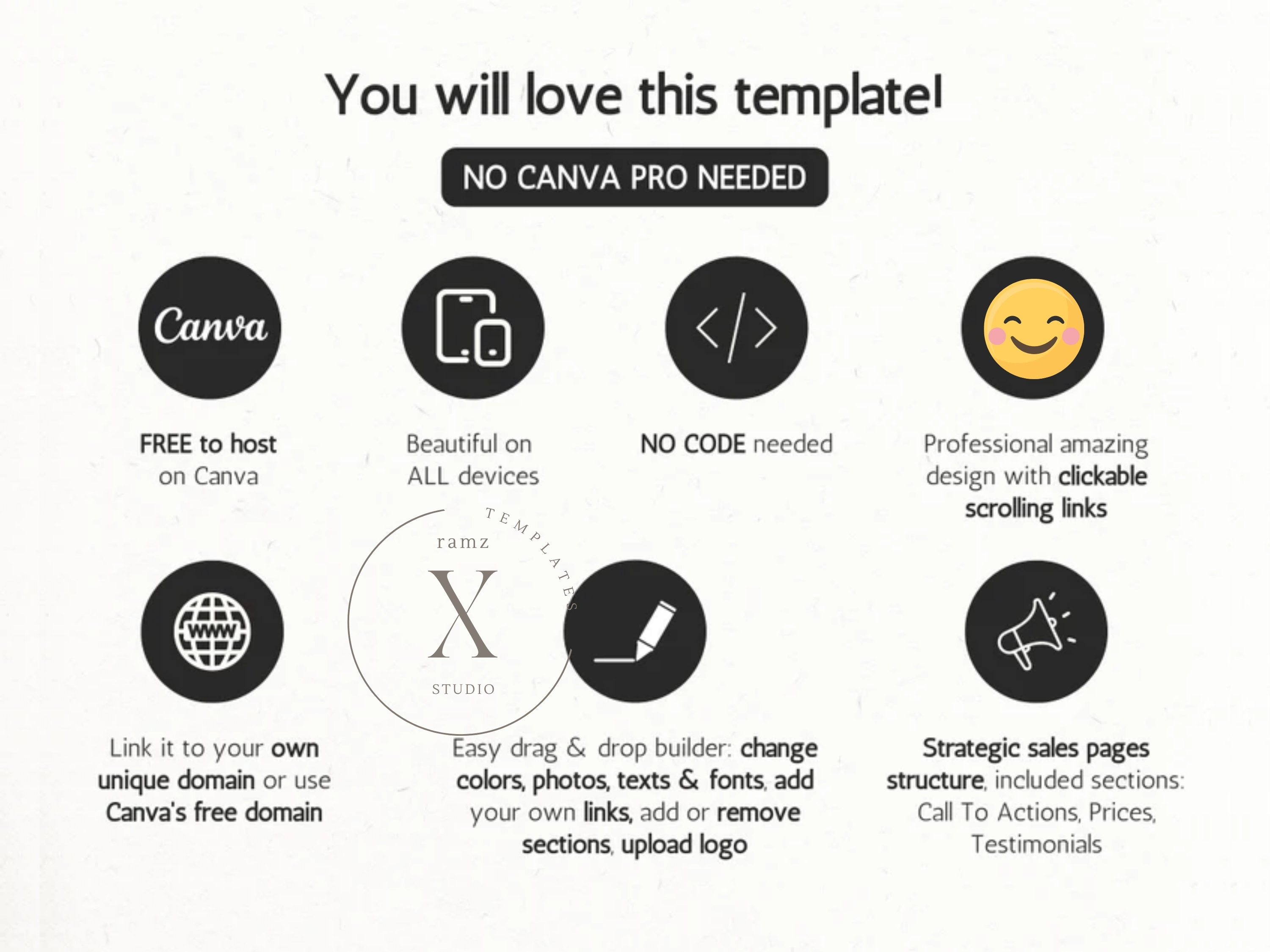 Tattoo Website Template Canva, Gothic Website, Witch Website ...
