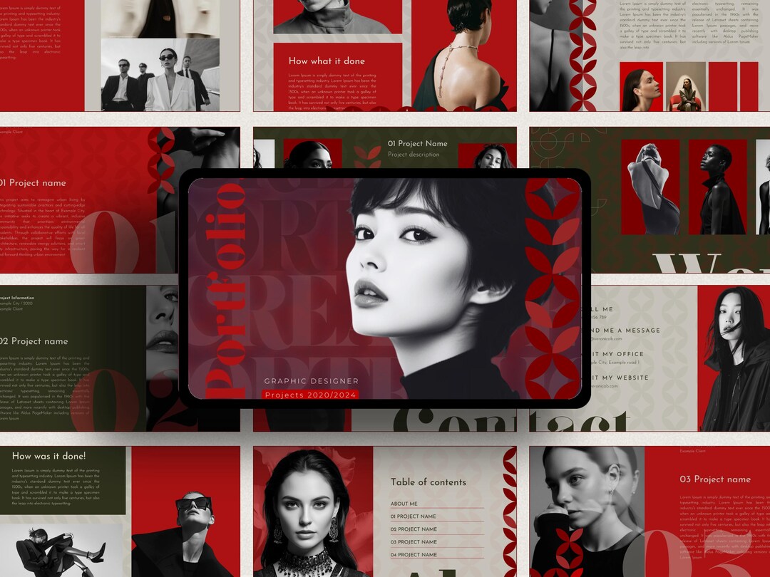 Creative Portfolio Template Canva, Business Portfolio, Portfolio ...