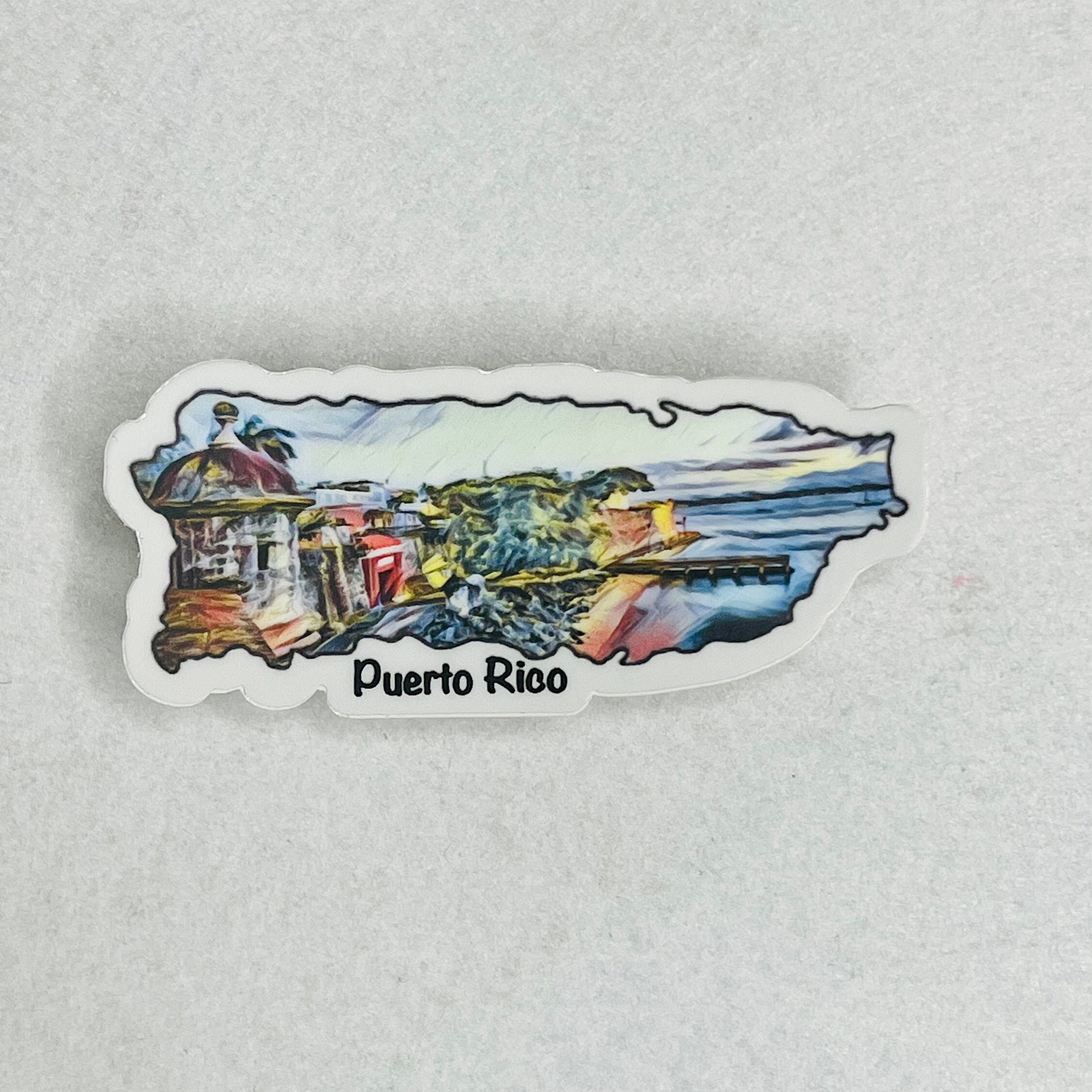 Puerto Rico Vinyl Sticker, Puerto Rico Sticker, Vinyl Sticker, PR ...