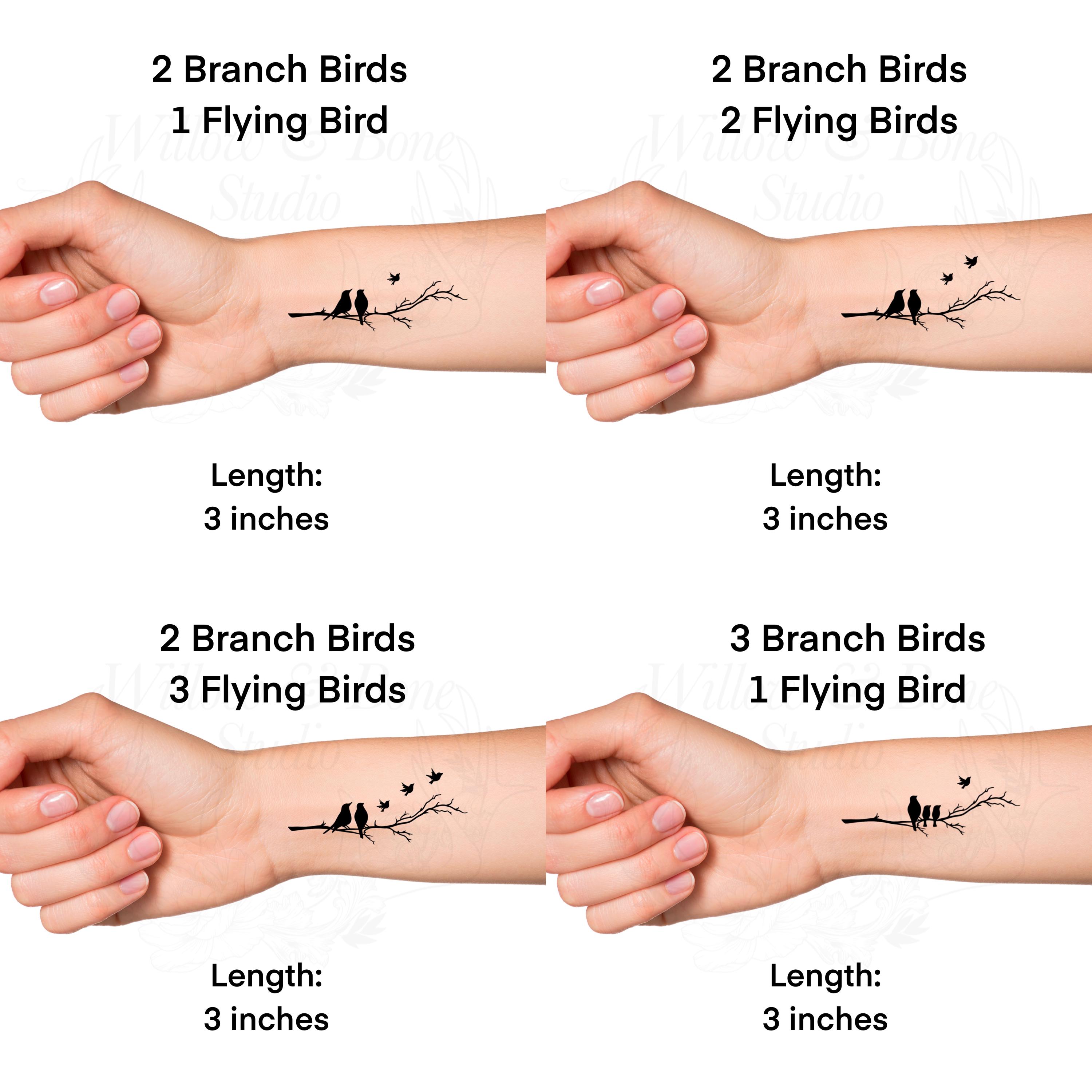 Flying Birds Tattoo Men