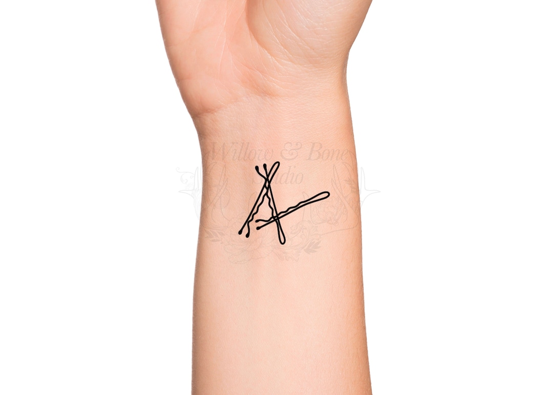 Bobby Pins Temporary Tattoo - Cosmetologist Hairstylist Esthetician ...