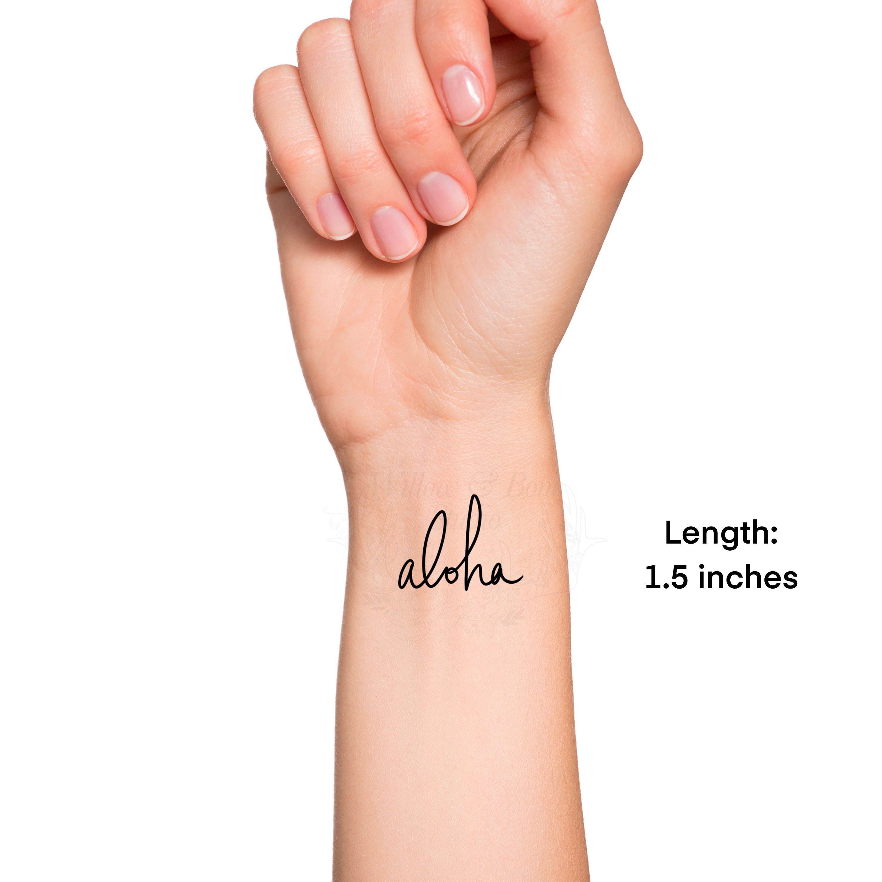 Aloha Hand Sign Tattoo