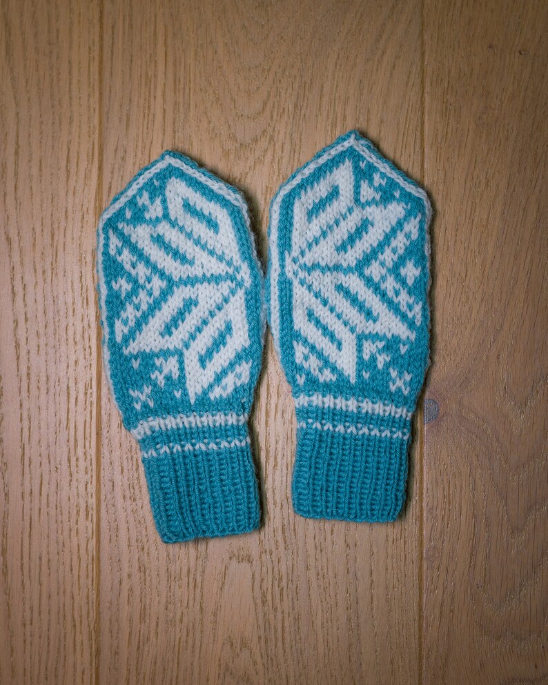 Half Star Mitten Mini - Knitting Pattern - Etsy