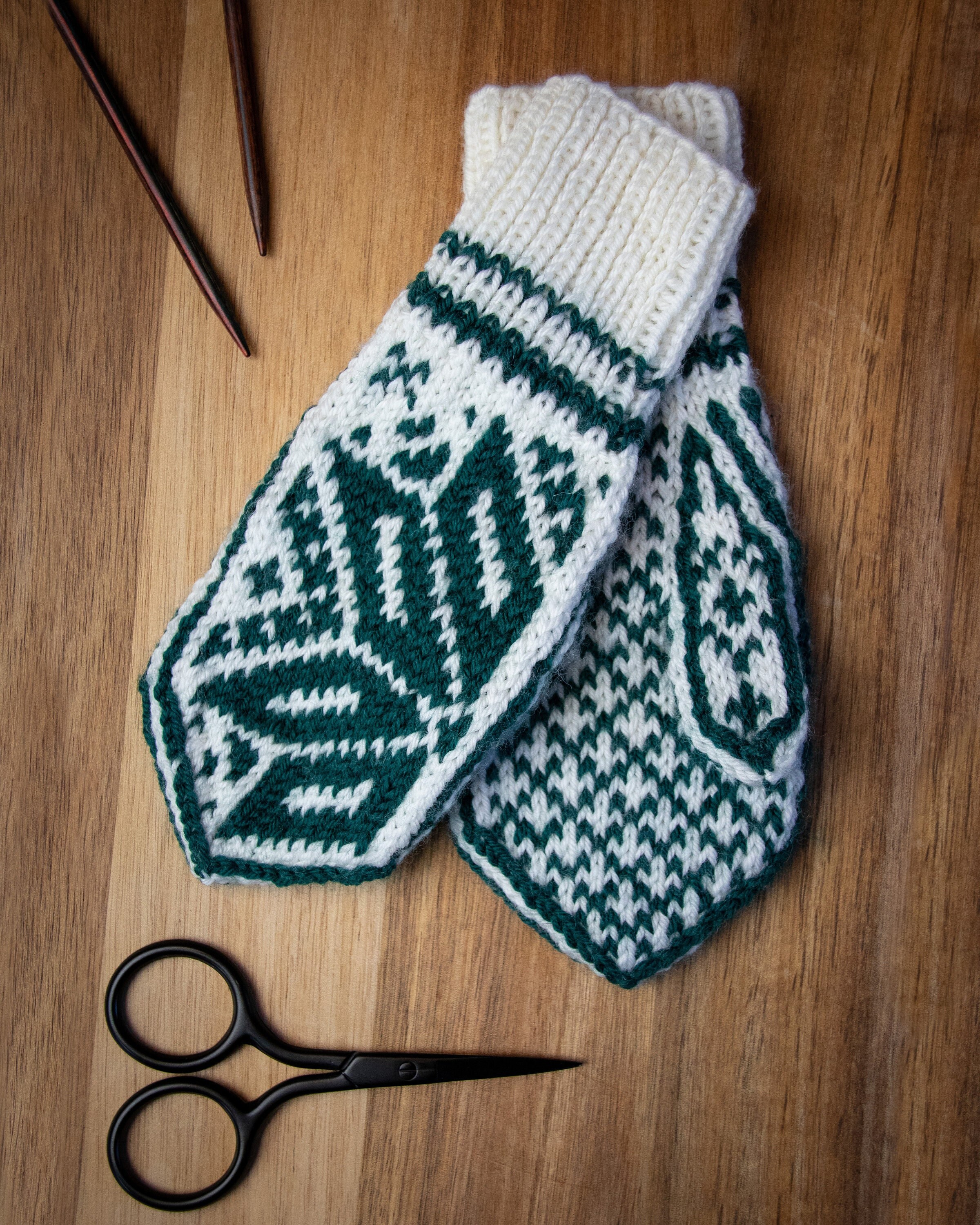 Half Star Mitten Mini - Knitting Pattern - Etsy