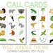 Jungle Themed Wild Bingo - Printable/downloadable Bingo Game - 30 ...