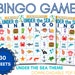 Printable/downloadable Bingo Game Ocean Under the Sea Theme Bingo 30 ...