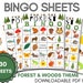 Fun in the Forest Bingo - Printable/downloadable Bingo Game - Forest ...