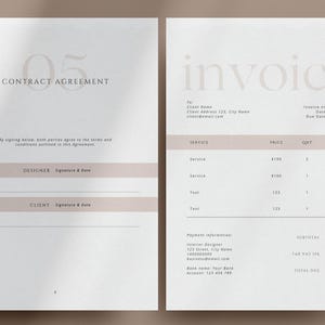 Interior Designer Client Contract Template: Editable Services Agreement ...