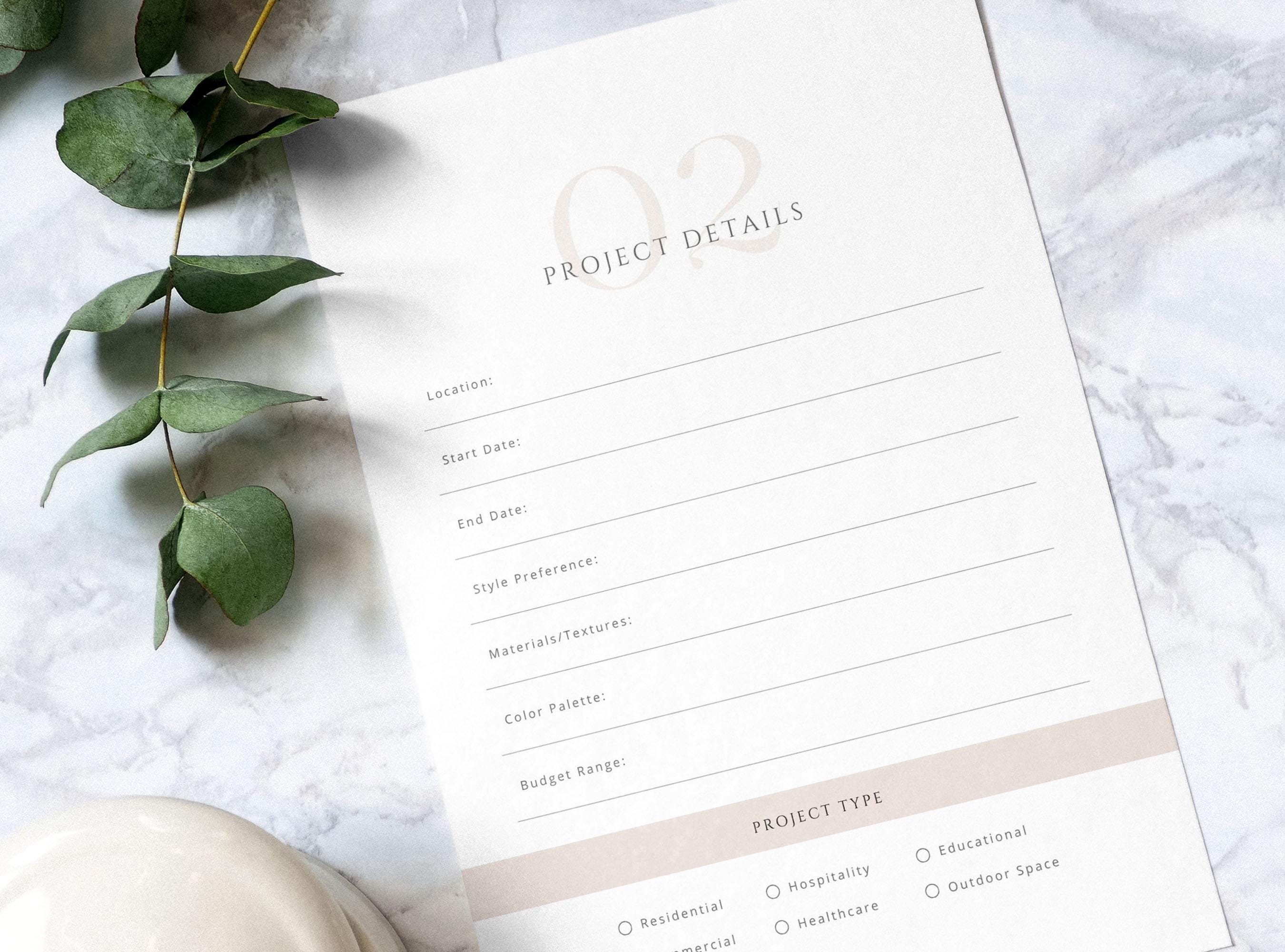 Interior Designer Client Contract Template: Editable Services Agreement ...