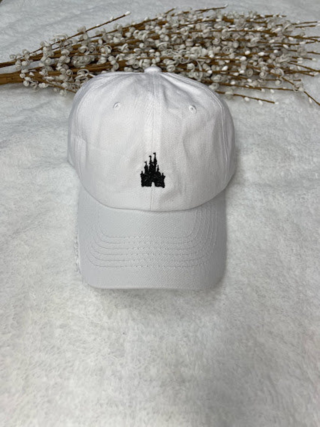 Cinderella's Castle From Disneyworld Embroidered Baseball Dad Hat - Etsy