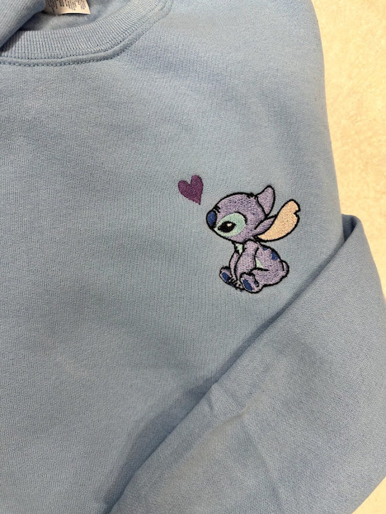 Disney's Lilo and Stitch Stitch With a Heart Embroidered - Etsy Disney's Lilo and Stitch Stitch With a Heart Embroidered - Etsy