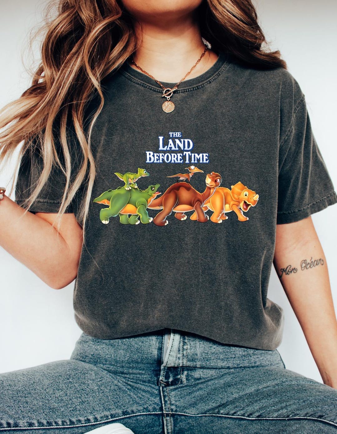 Land Before Time Printed Comfort Colors T-shirt, Land Before Time Movie ...
