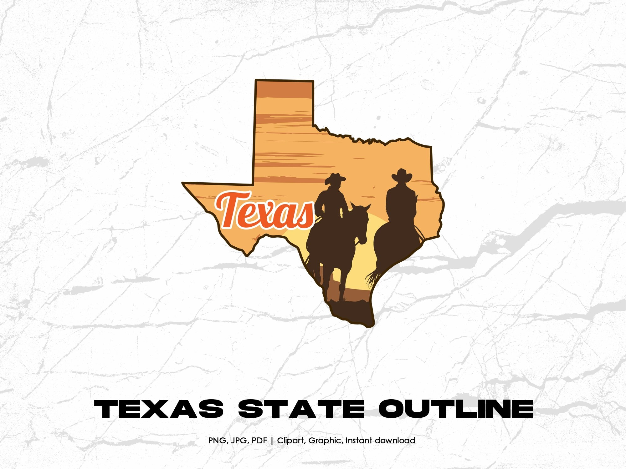 Texas State Outline United States Design Png, Jpg, Pdf | Clipart ...