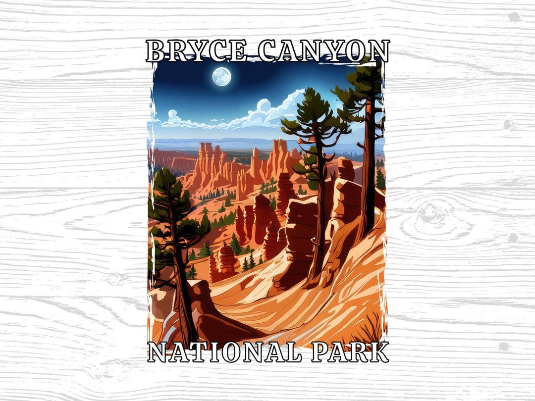 Bryce Canyon National Park Utah Png, Jpg, Pdf, Files | Clipart, Graphic ...
