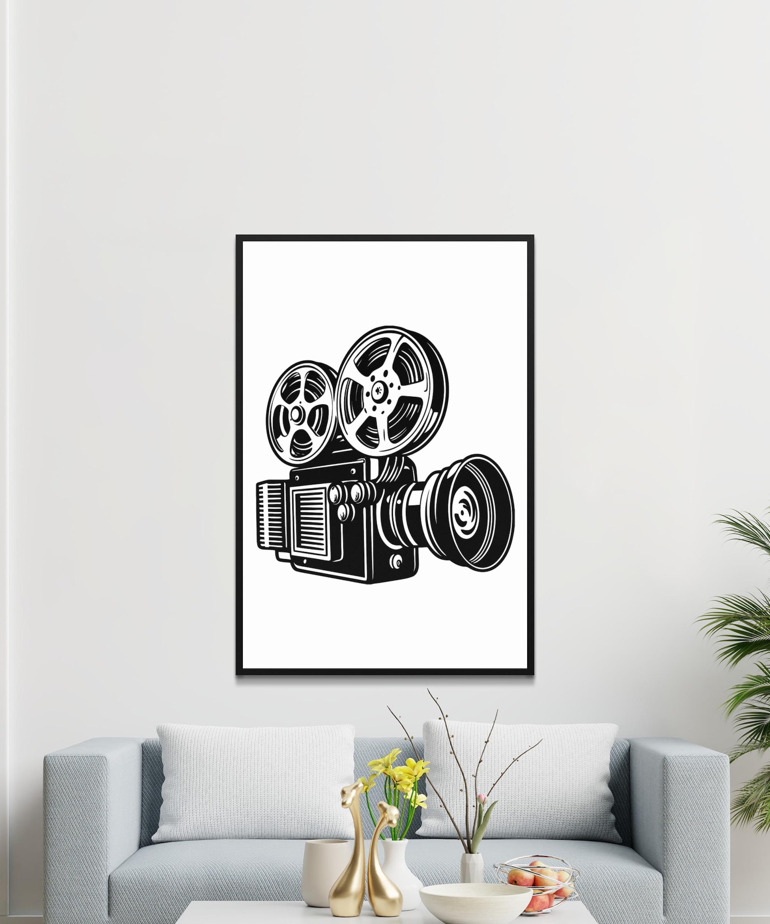 Vintage Movie Camera Digital Svg, Retro Film Projector Png, Cinema Eps ...