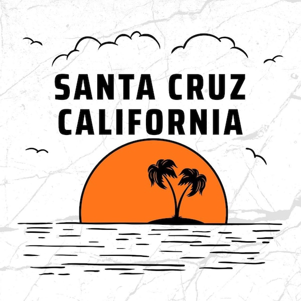 Santa Cruz Svg - Etsy