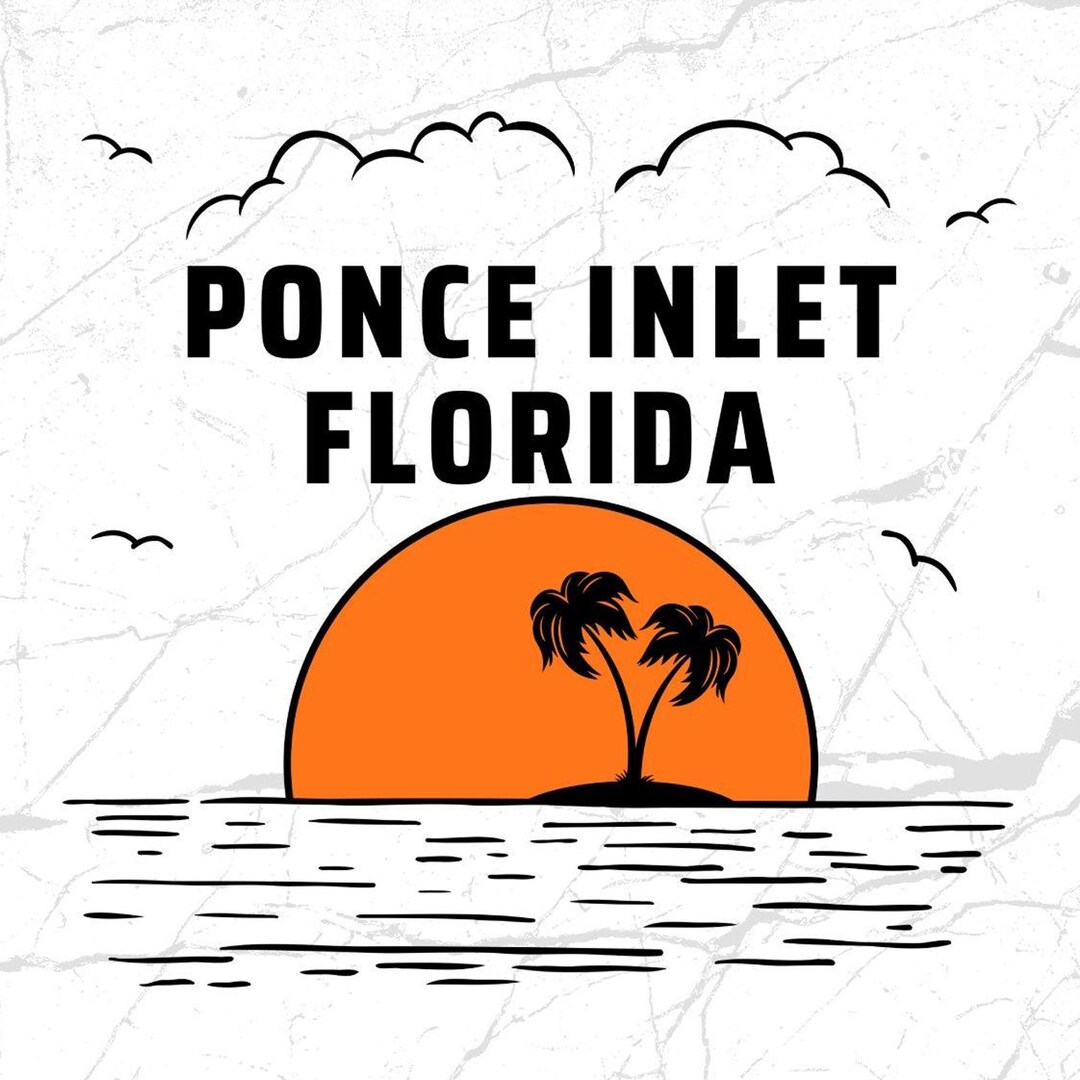 Ponce Inlet Florida Svg Svg, Dxf, Eps, Png, Jpg, Pdf, Ponce Inlet ...