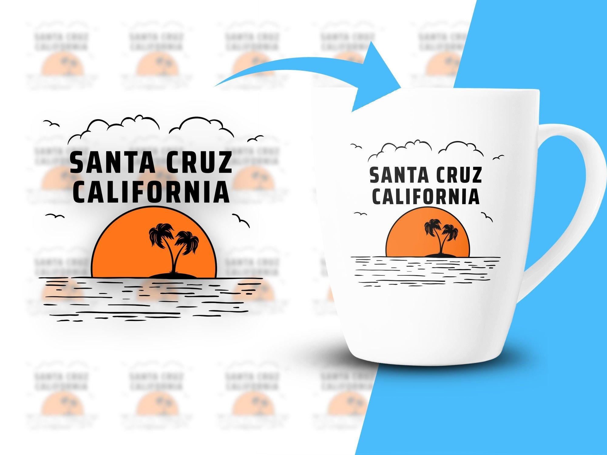 Santa Cruz California Svg Svg, Dxf, Eps, Png, Jpg, Pdf, Santa Cruz ...