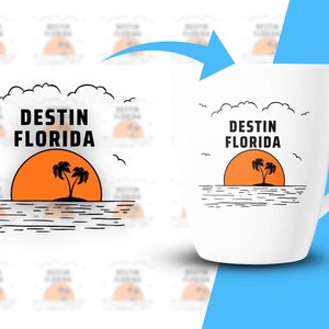 Destin Florida Svg Svg, Dxf, Eps, Png, Jpg, Pdf, Destin Sublimation ...