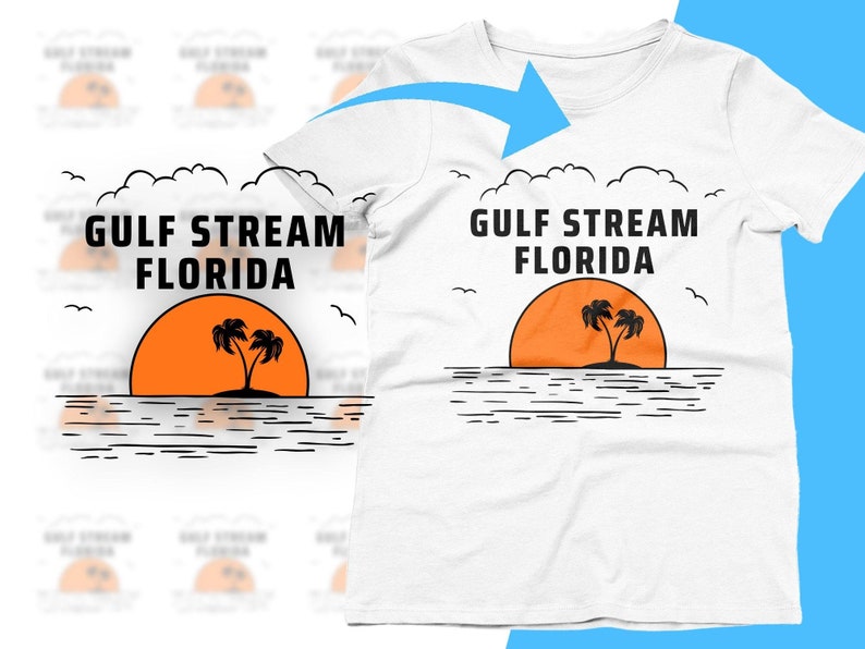 Gulf Stream Florida Svg Svg, Dxf, Eps, Png, Jpg, Pdf, Gulf Stream ...
