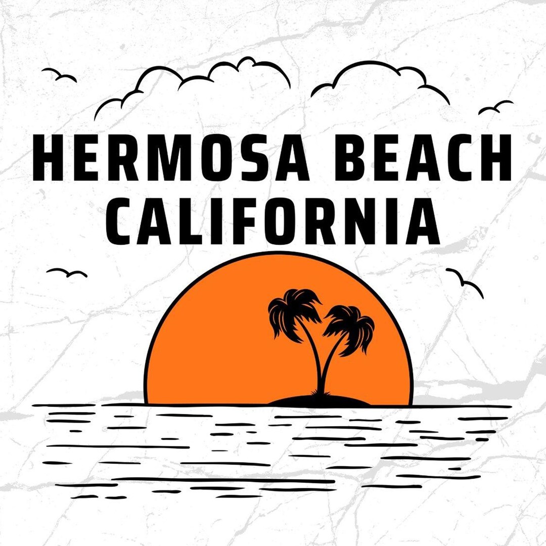 Hermosa Beach California Svg Svg, Dxf, Eps, Png, Jpg, Pdf, Hermosa ...