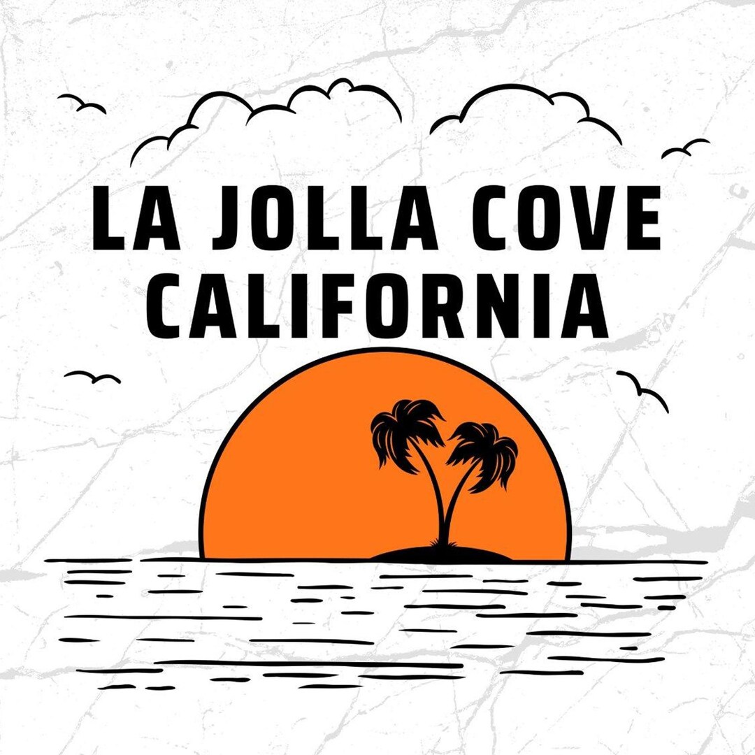 La Jolla Cove California Svg Svg, Dxf, Eps, Png, Jpg, Pdf, La Jolla ...