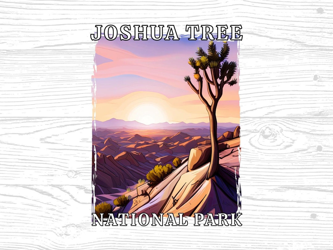 Joshua Tree National Park California Png, Jpg, Pdf, Files | Clipart ...
