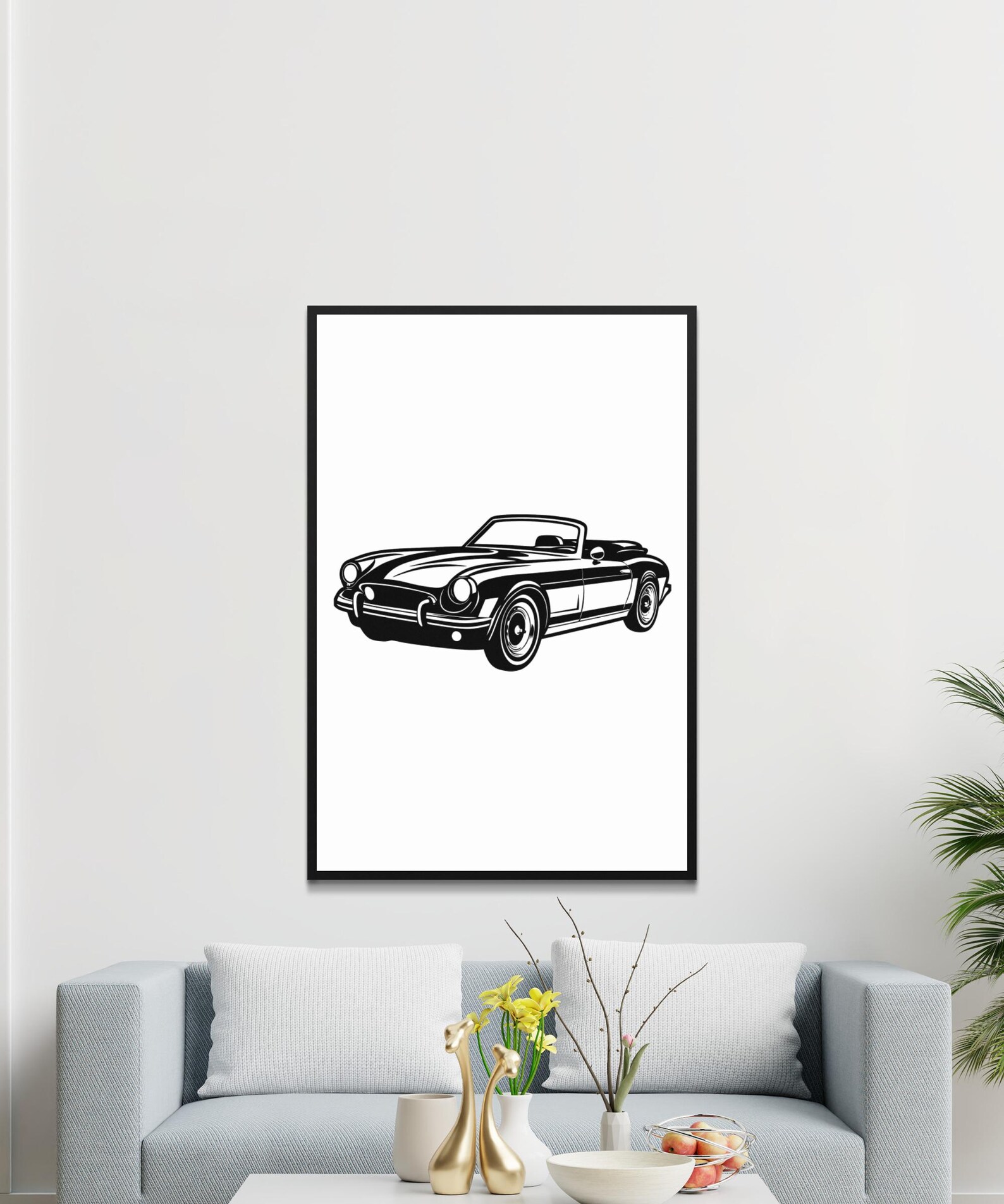 Classic Car Digital Svg, Roadster Png, Vintage Vehicle Eps, Dxf, Jpg ...