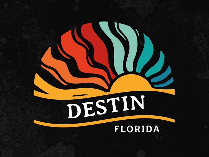Destin, Florida Svg, Png, Pdf, Eps Files Clipart, Graphic, Sublimation ...