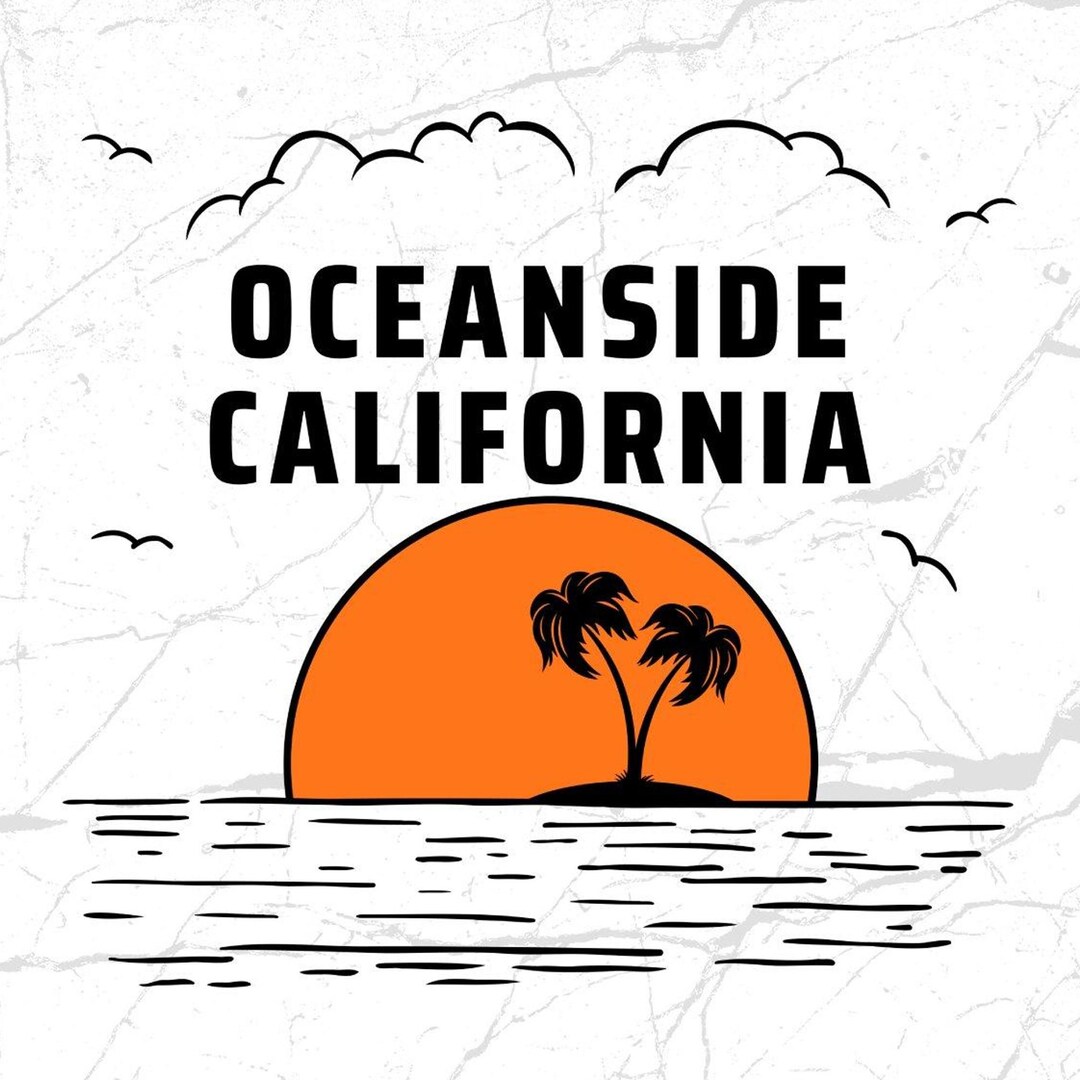 Oceanside California Svg Svg, Dxf, Eps, Png, Jpg, Pdf, Oceanside ...