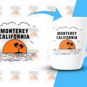 Monterey California Svg Svg, Dxf, Eps, Png, Jpg, Pdf, Monterey ...