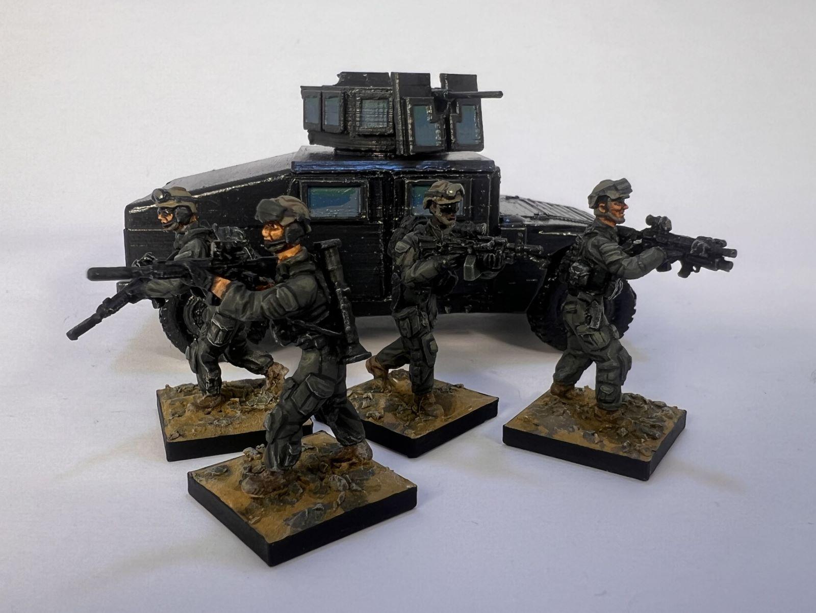 28mm USMC Specops Pmcs and Humvee - Etsy